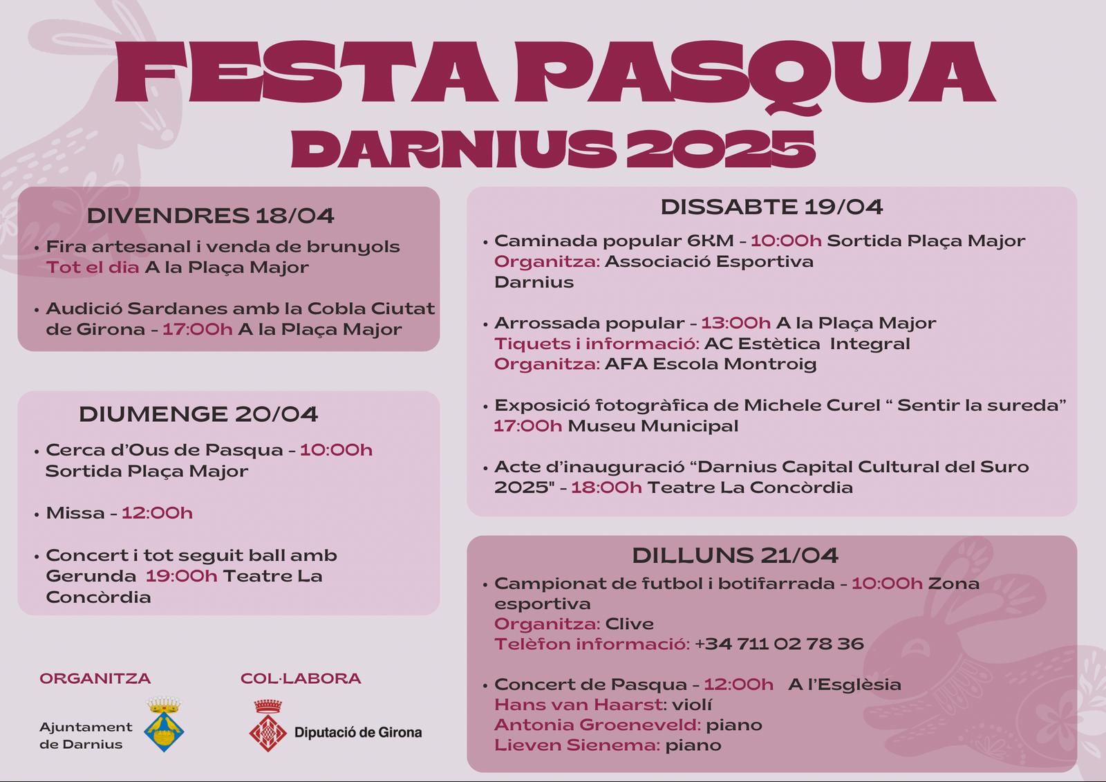 Festa Pasqua 2025 - Web Oficial de l’Ajuntament de Darnius